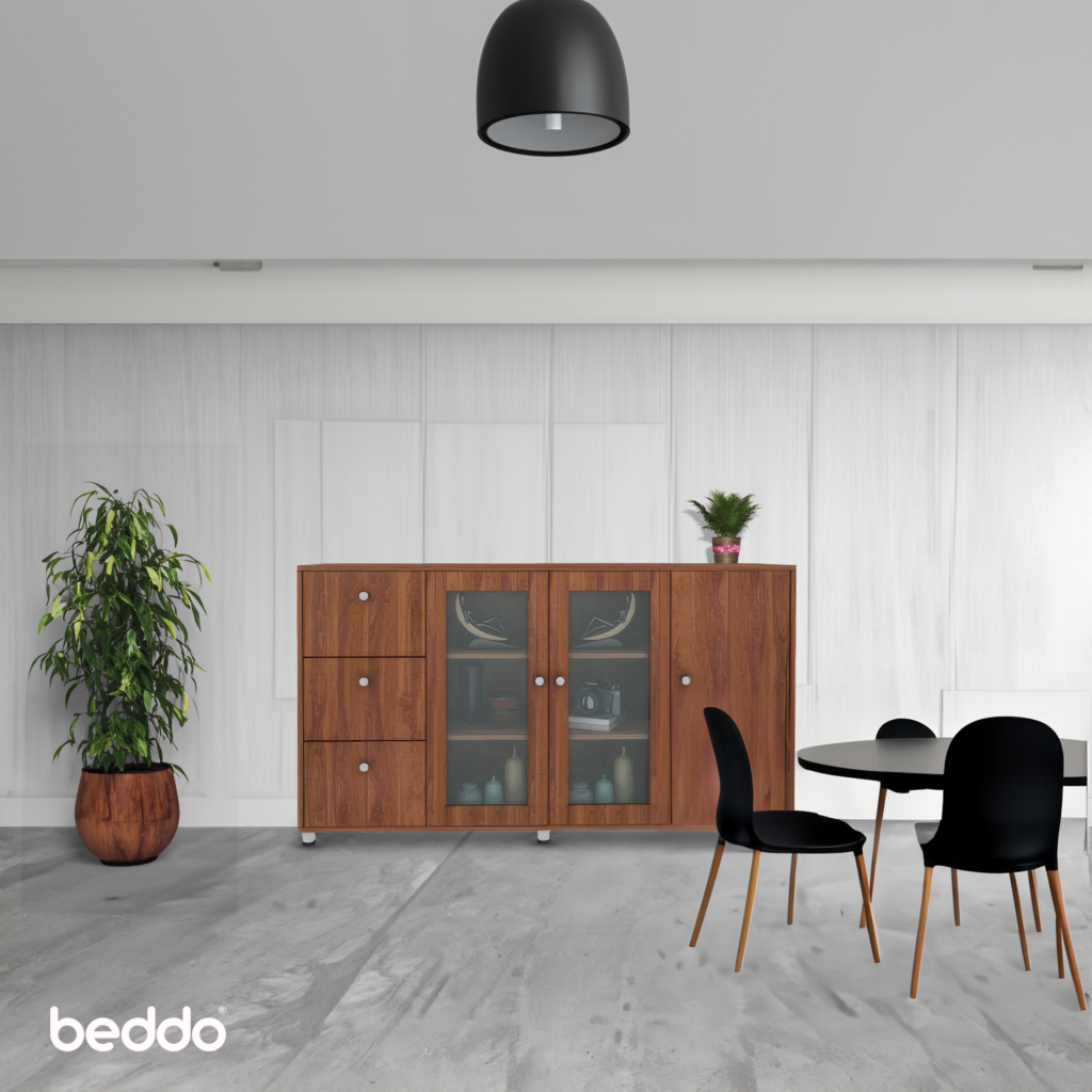 Nebula Chest Of Drawers | Walnut - Beddo